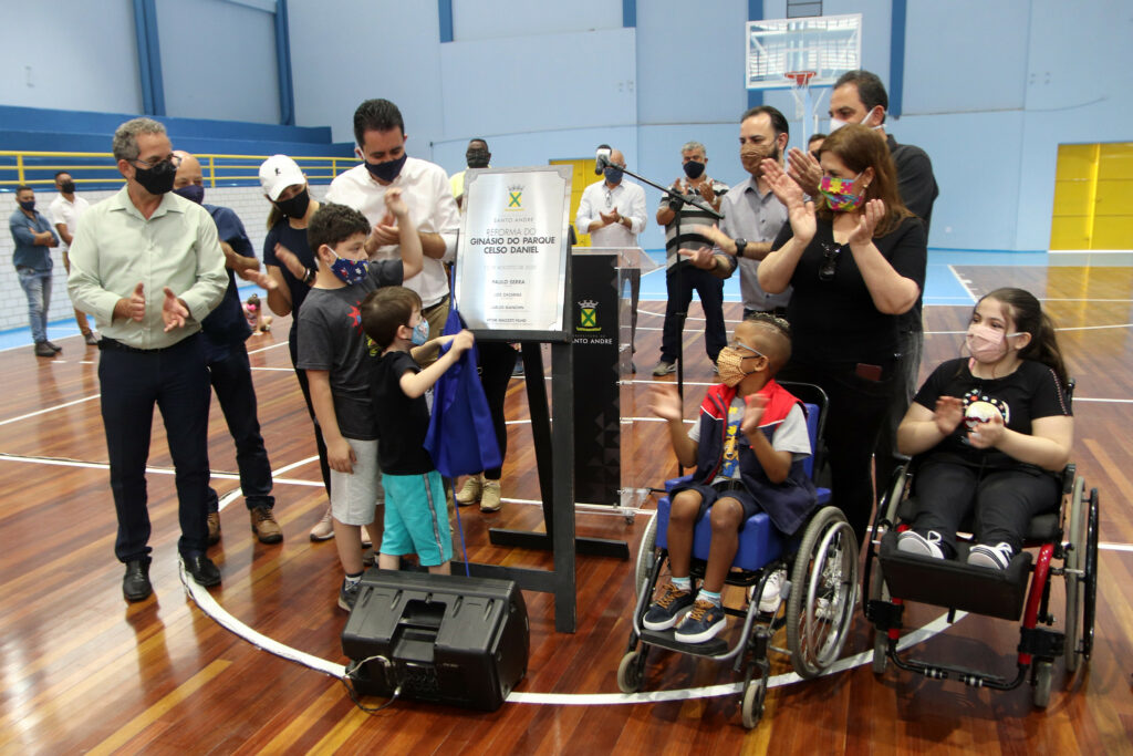 Ginásio do Parque Celso Daniel é entregue revitalizado - ABCD Real