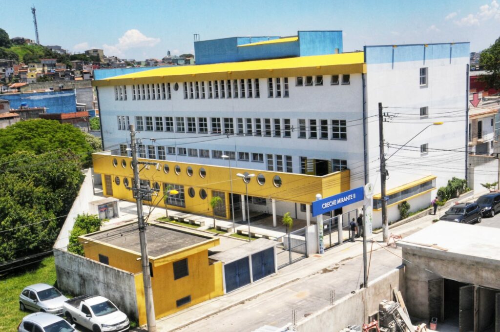 Nova creche no Jardim do Mirante na fase final de obras - ABCD Real