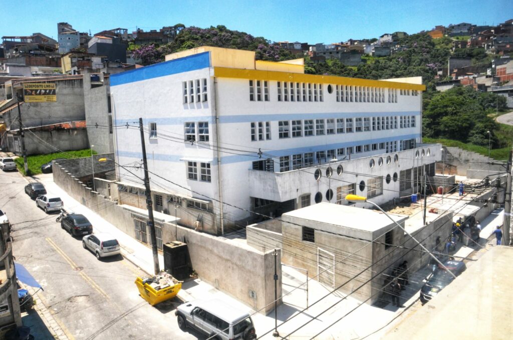 Nova creche no Jardim do Mirante na fase final de obras - ABCD Real